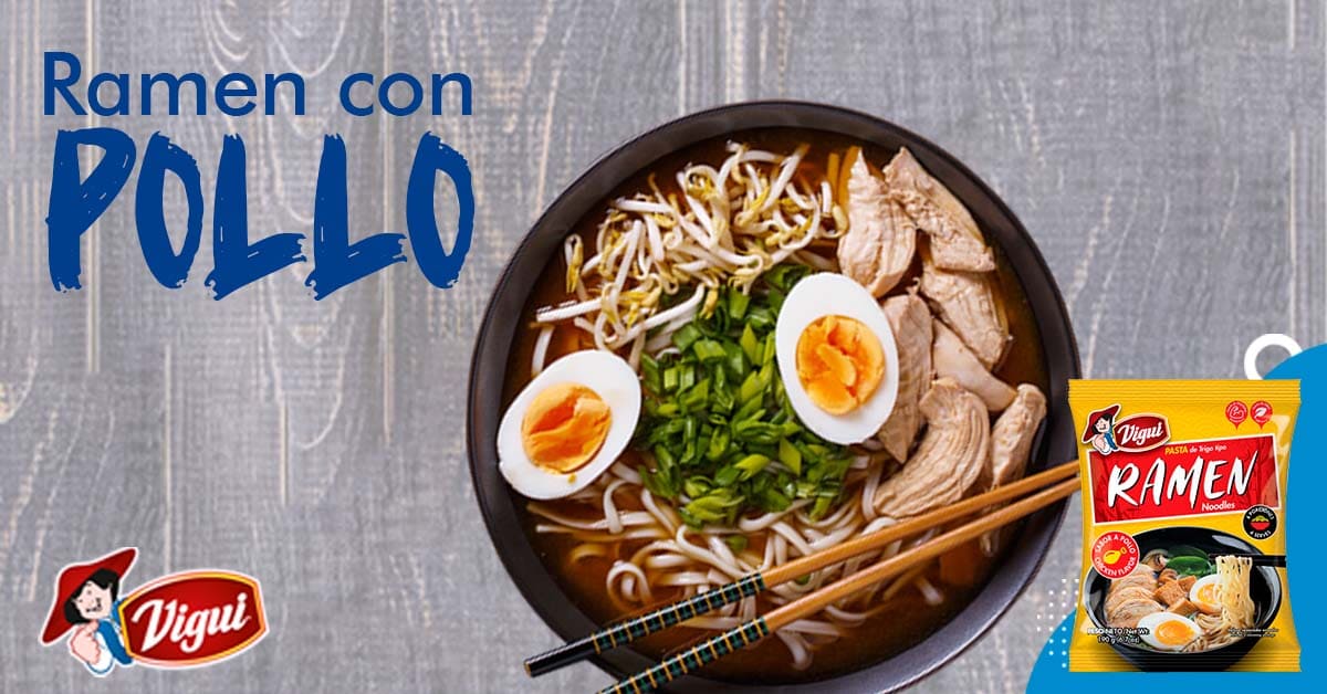 Ramen con pollo - Pastas Vigui